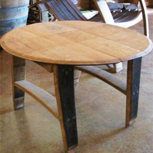 Wine Barrel Ottoman